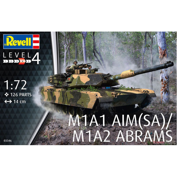 Revell M1A1 AIM(SA)/ M1A2 Abrams Model Kit – Gametraders Rouse Hill