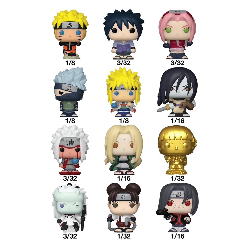 Naruto: Shippuden - Bitty Pop! Blind Bag Vinyl Figure (Single Unit) Bi ...