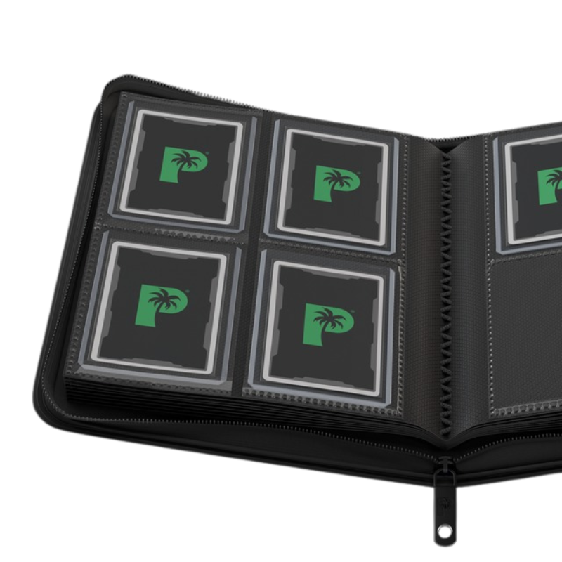 Collector's Series Top Loader Zip Binder - 4 Pocket - Black ...