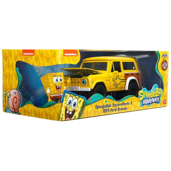 Spongebob Squarepants - 1972 Ford Bronco with Spongebob Figure 1:24 ...