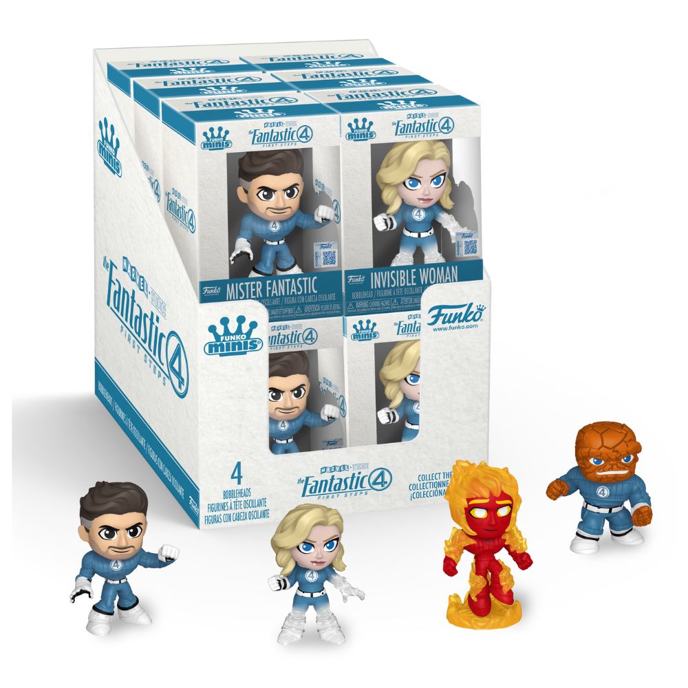 The Fantastic Four: First Steps (2025) - Funko Minis 3 Inch Vinyl Figu ...