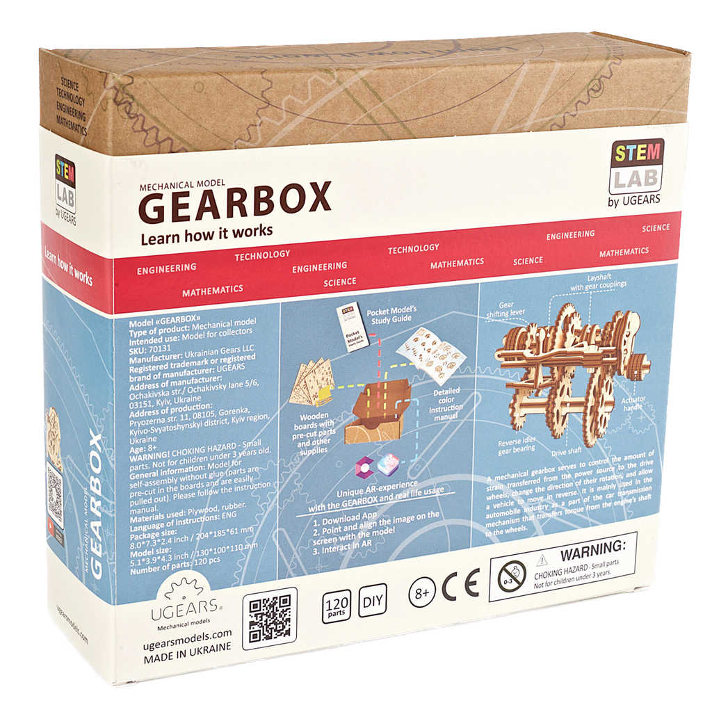 UGears Stem Lab Gearbox – Gametraders Rouse Hill