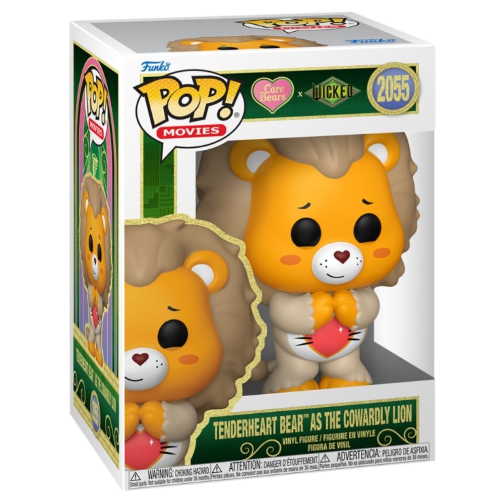 Care Bears x Wicked - Tenderheart Bear as The Cowardly Lion Pop! Vinyl ...