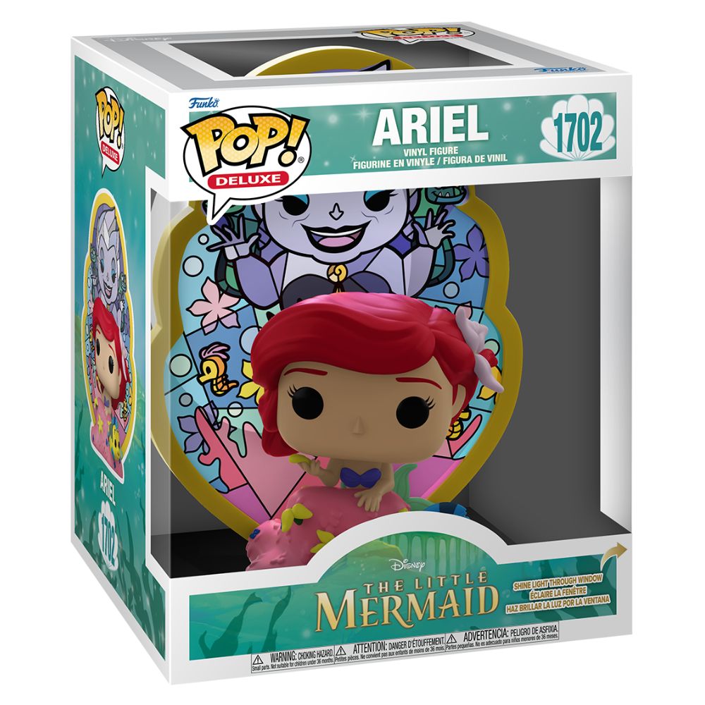 The Little Mermaid - Ariel (Stained Glass) Pop! Deluxe – Gametraders ...