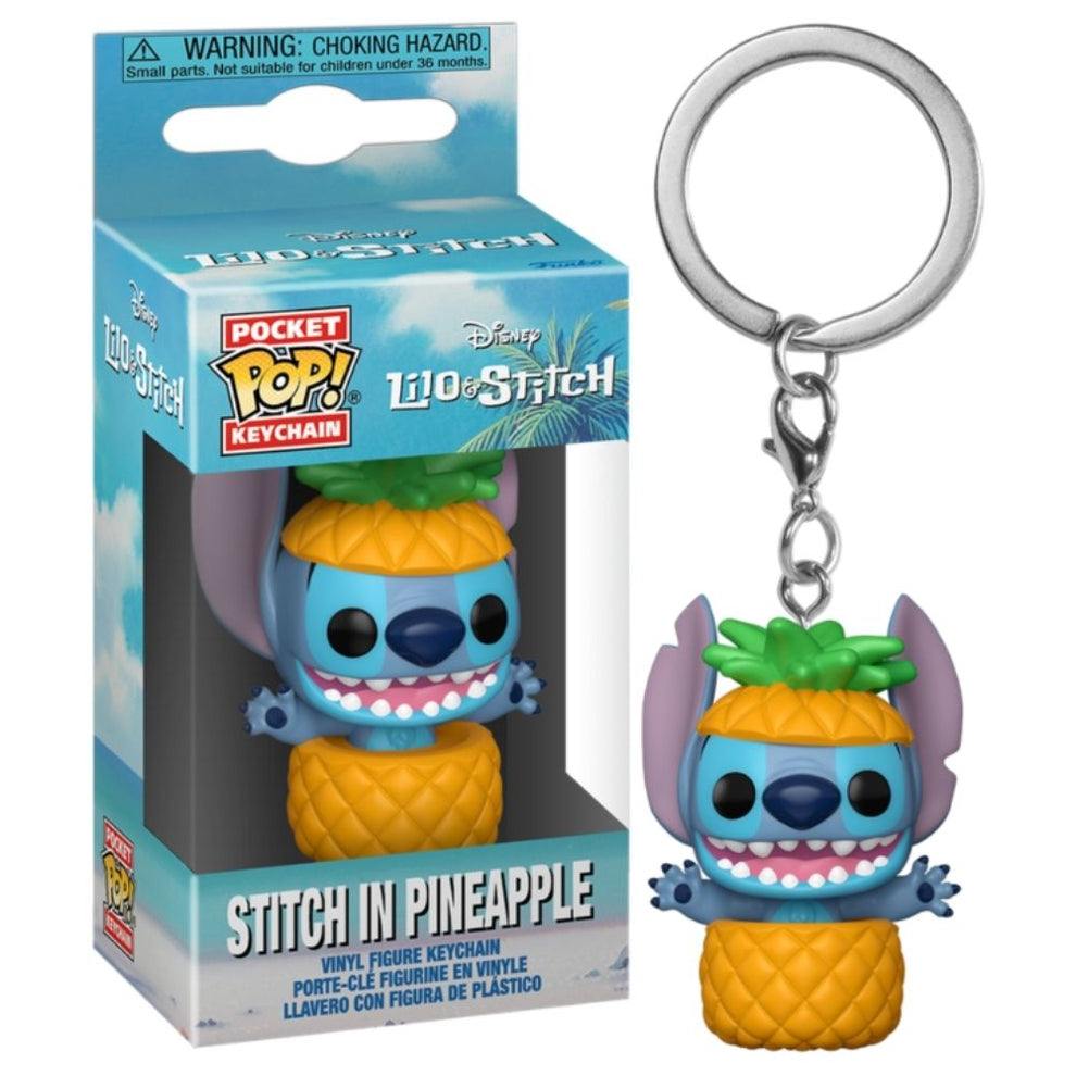 Lilo & Stitch - Stitch in Pineapple Pocket Pop! Keychain – Gametraders ...