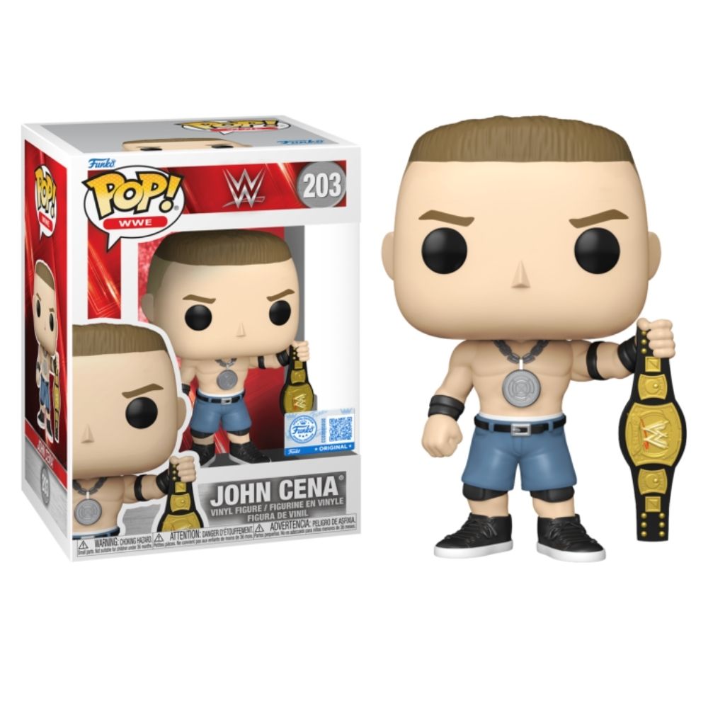 WWE - John Cena with Spinner Belt US Exclusive Pop! Vinyl – Gametraders ...