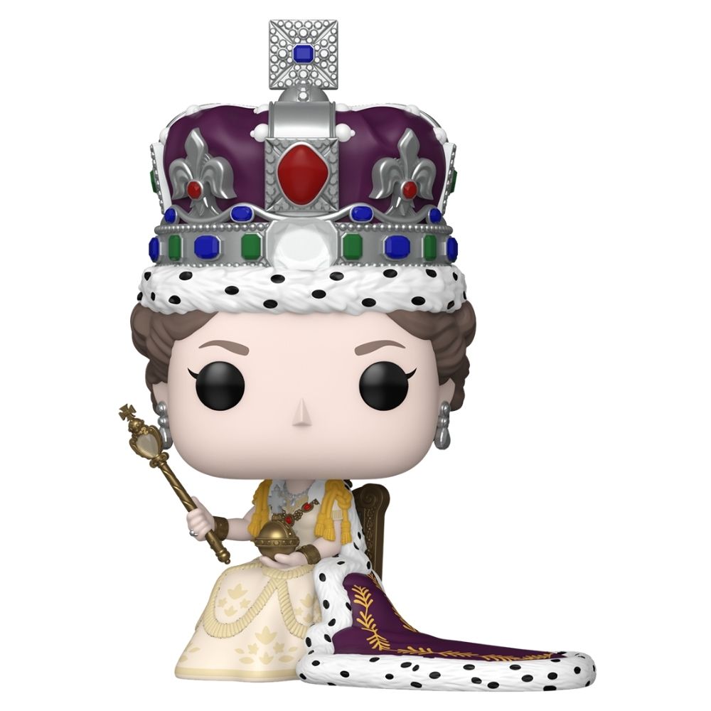 Royal Family - Queen Elizabeth II (Coronation) Pop! Vinyl Premium ...