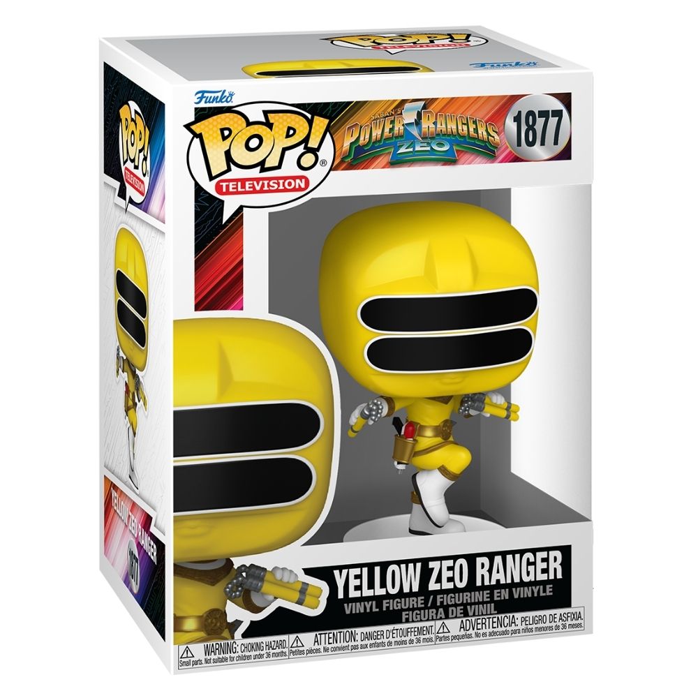 Power Rangers Zeo - Yellow Zeo Ranger Pop! Vinyl – Gametraders Rouse Hill
