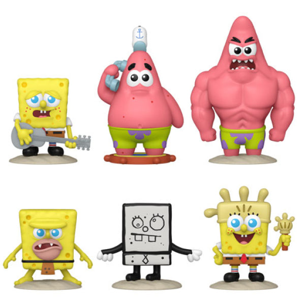 Spongebob SquarePants: 25th Anniversary - Mini Vinyl Figures (1 Unit ...