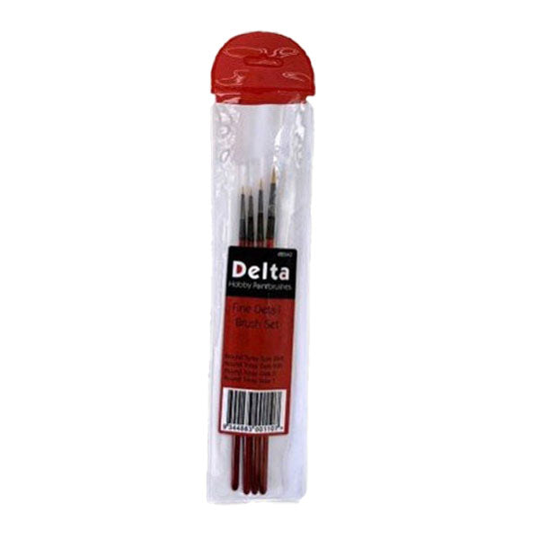 Delta - Fibre Brush Set (4 Pack) – Gametraders Rouse Hill