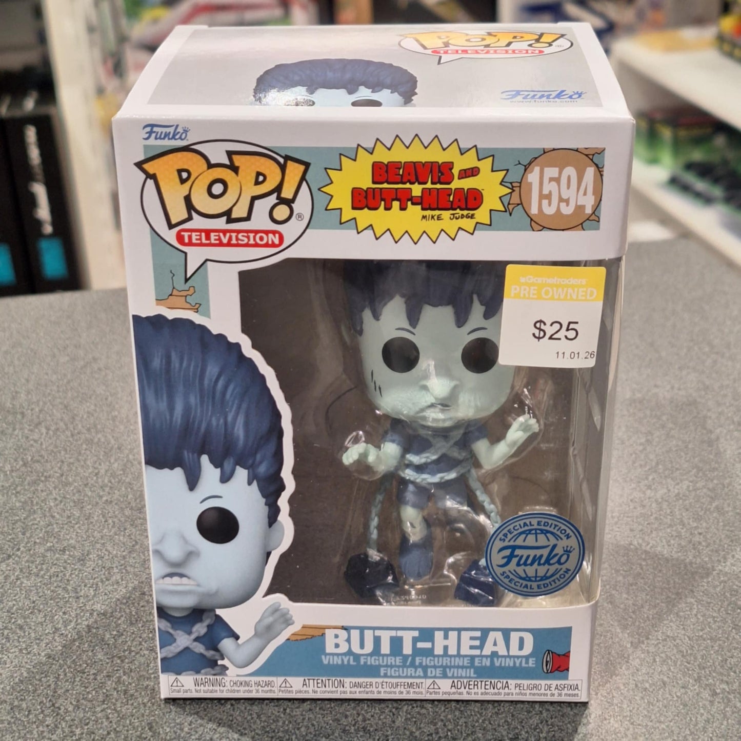 Beavis and Butt-Head - Butt-Head (Ghost) Pop! Vinyl – Gametraders Rouse ...