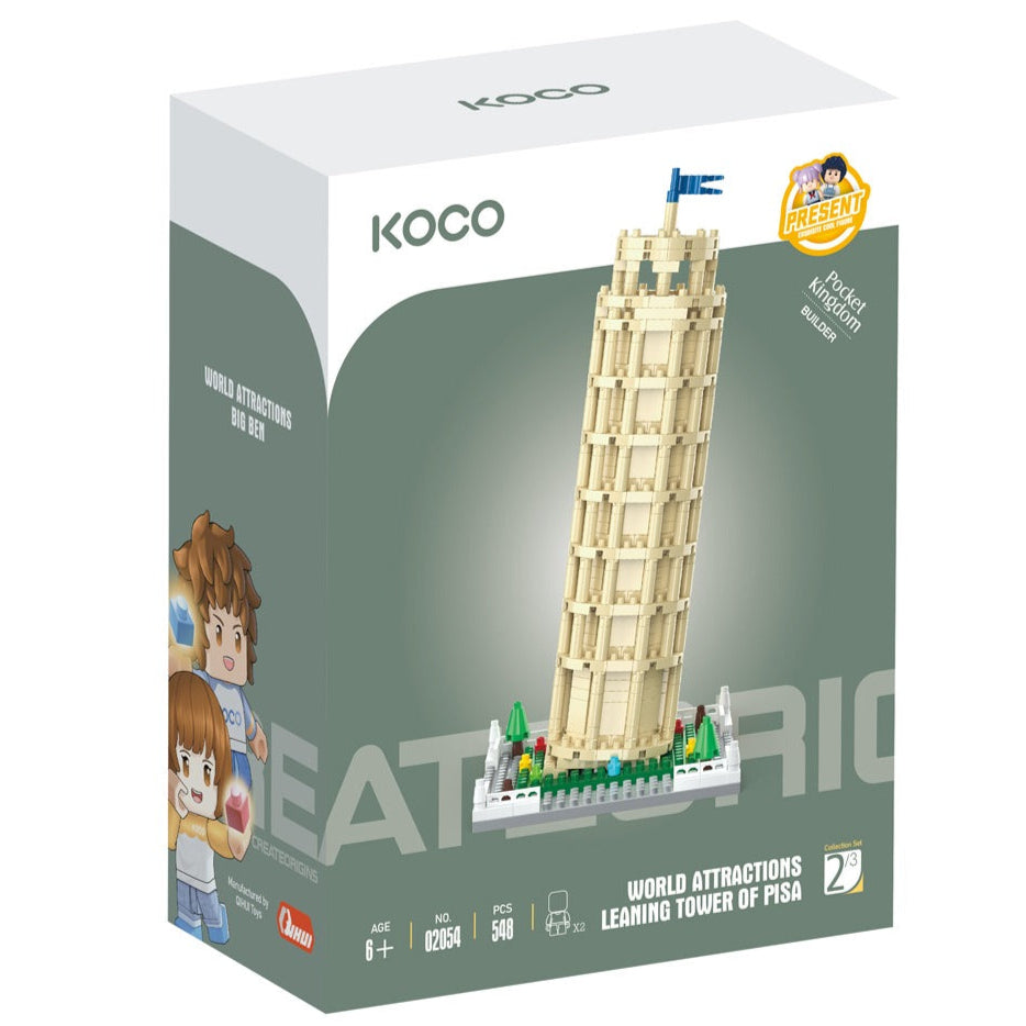 Koco Koco World Attactions Leaning Tower Of Pisa – Gametraders Rouse Hill