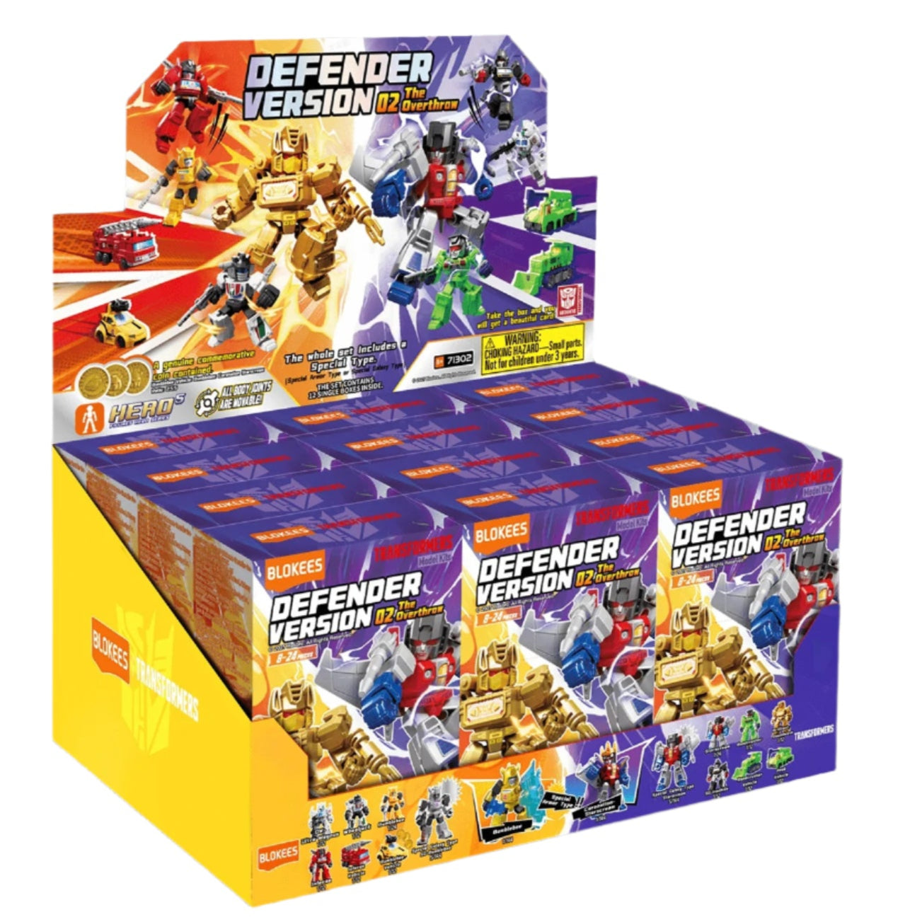 Blokees Figure - Transformers Galaxy Version Defender 02 - The Overthr ...