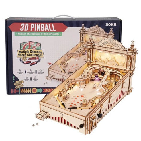 Robotime ROKR Models 3D Pinball Machine – Gametraders Rouse Hill