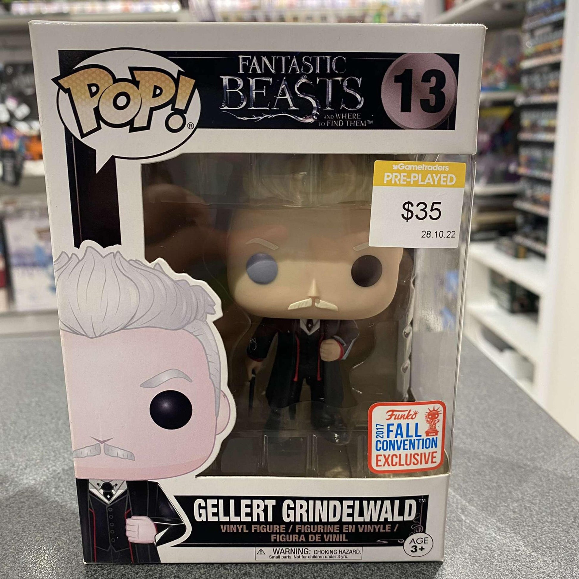 NYCC 2017 - Fantastic Beasts - Gellert Grindelwald US Exclusive Pop! V ...