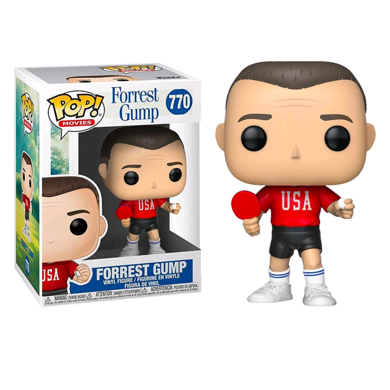 Forrest Gump - Forrest Gump in Ping Pong Outfit Pop! Vinyl ...