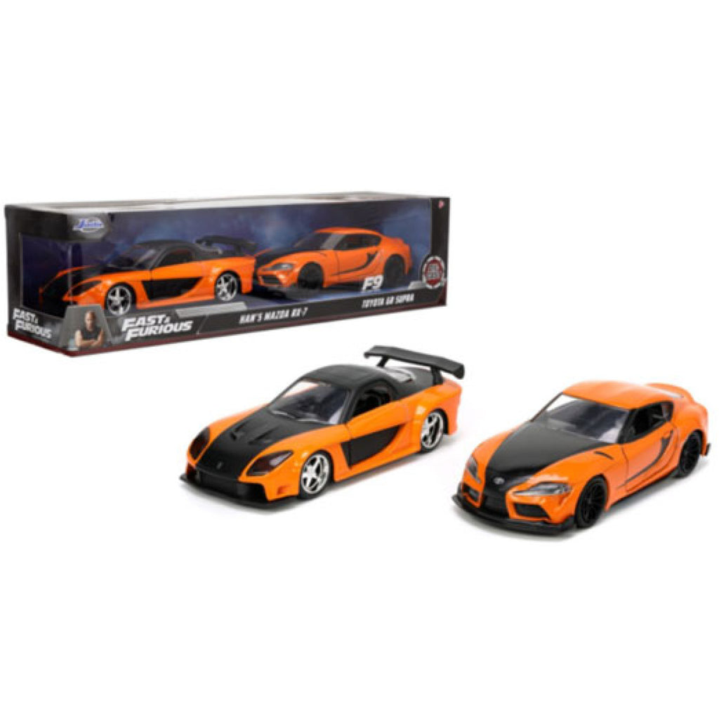Fast & Furious 9 - Hans Mazda RX-7 & 2020 Toyota GR S 1:32 Scale 2-Pack ...