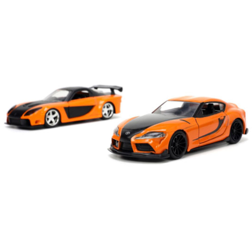 Fast & Furious 9 - Hans Mazda RX-7 & 2020 Toyota GR S 1:32 Scale 2-Pack ...